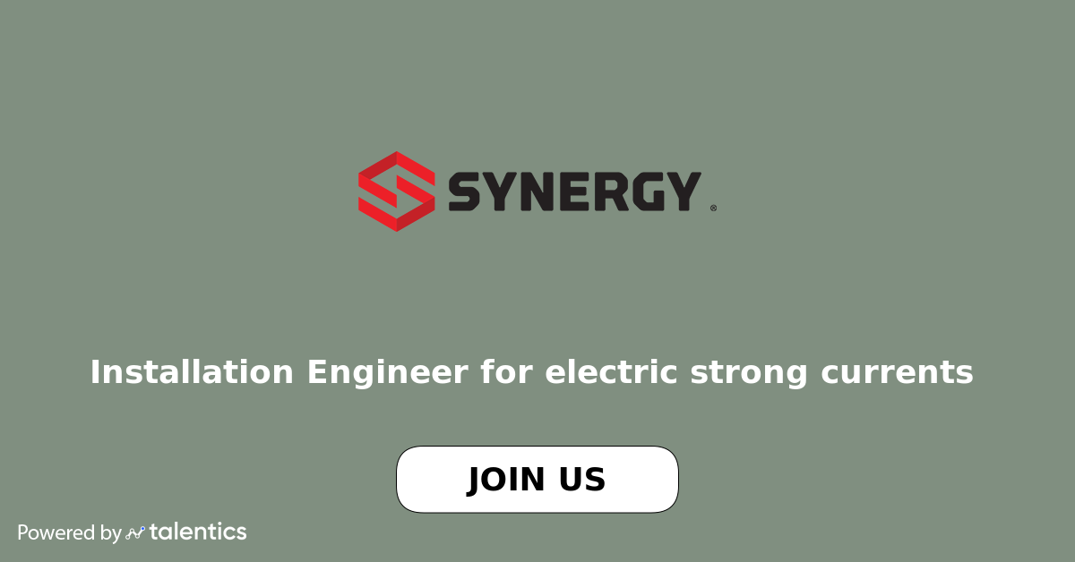 Synergy | Installation Engineer for electric strong currents