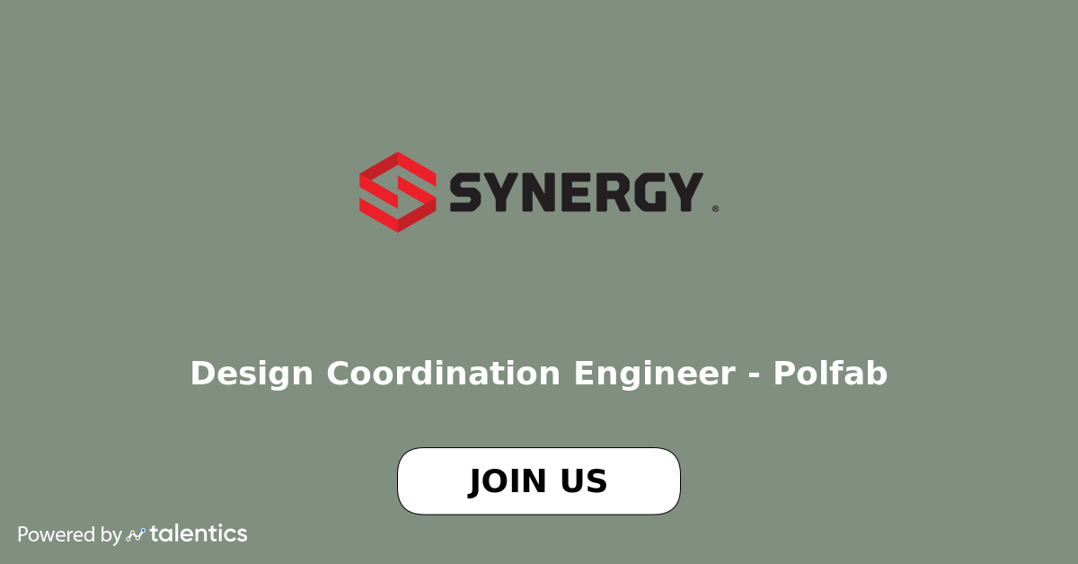 Synergy | Design Coordination Engineer - Polfab