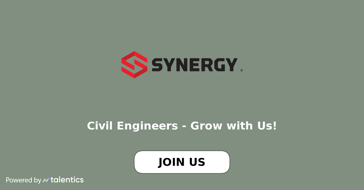 Synergy | Civil Engineers - Grow with Us!