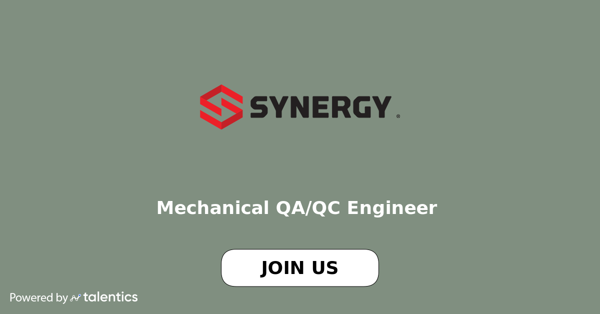 Synergy | Mechanical QA/QC Engineer