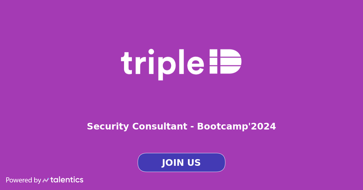 triple-ID Careers | Security Consultant - Bootcamp'2024